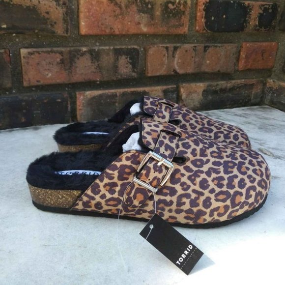 torrid | Shoes | Torrid Leopard Animal Print Cheetah Fur Flat Wide ...